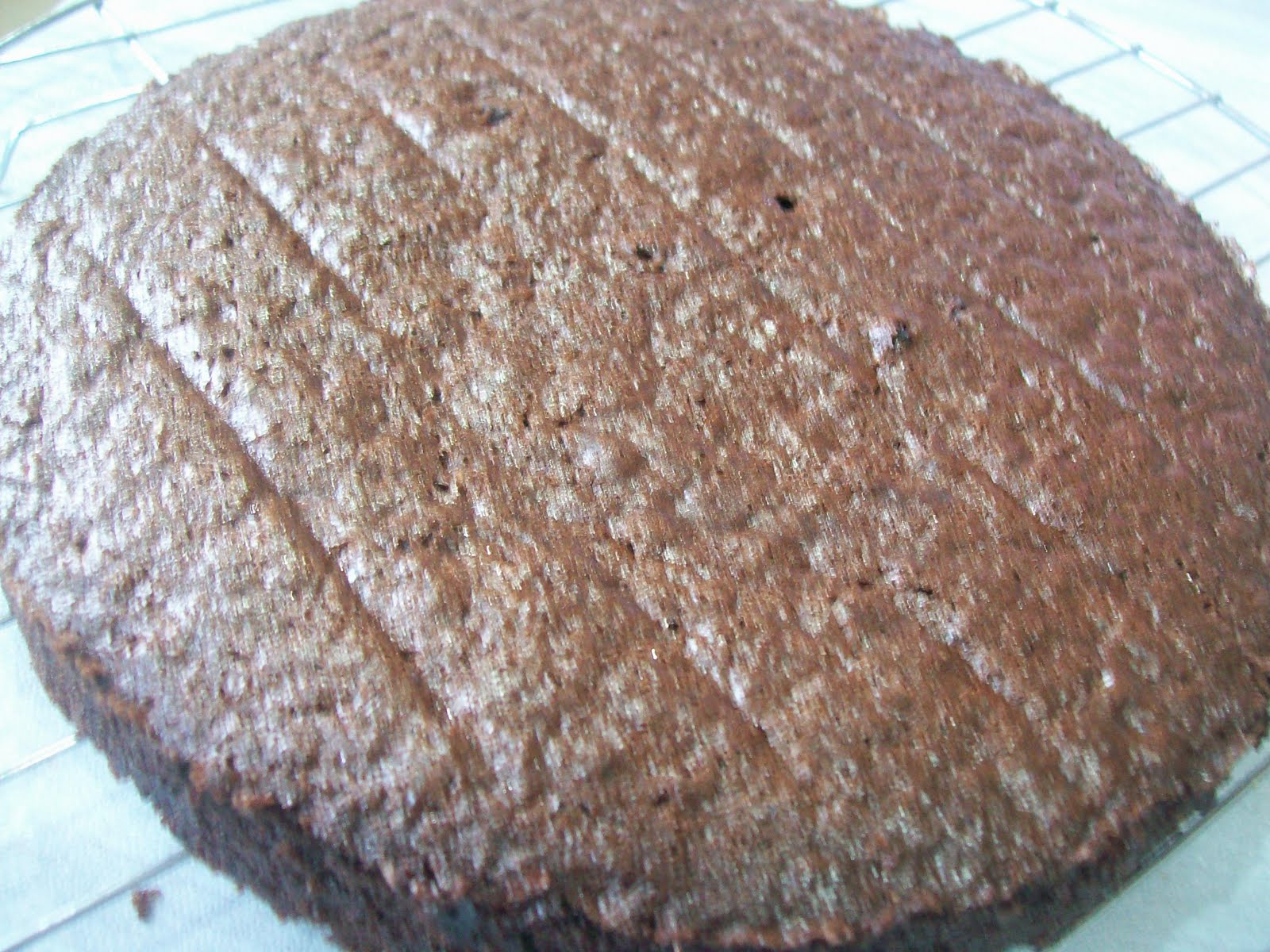 A slice of cake to inspire: kek choc moist