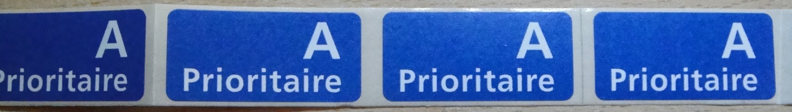 International Airmail And Priority Mail Labels: Denmark: Prioritaire A ...