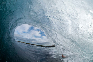 Ian Battrick: Naked barrels surfing in Scotland