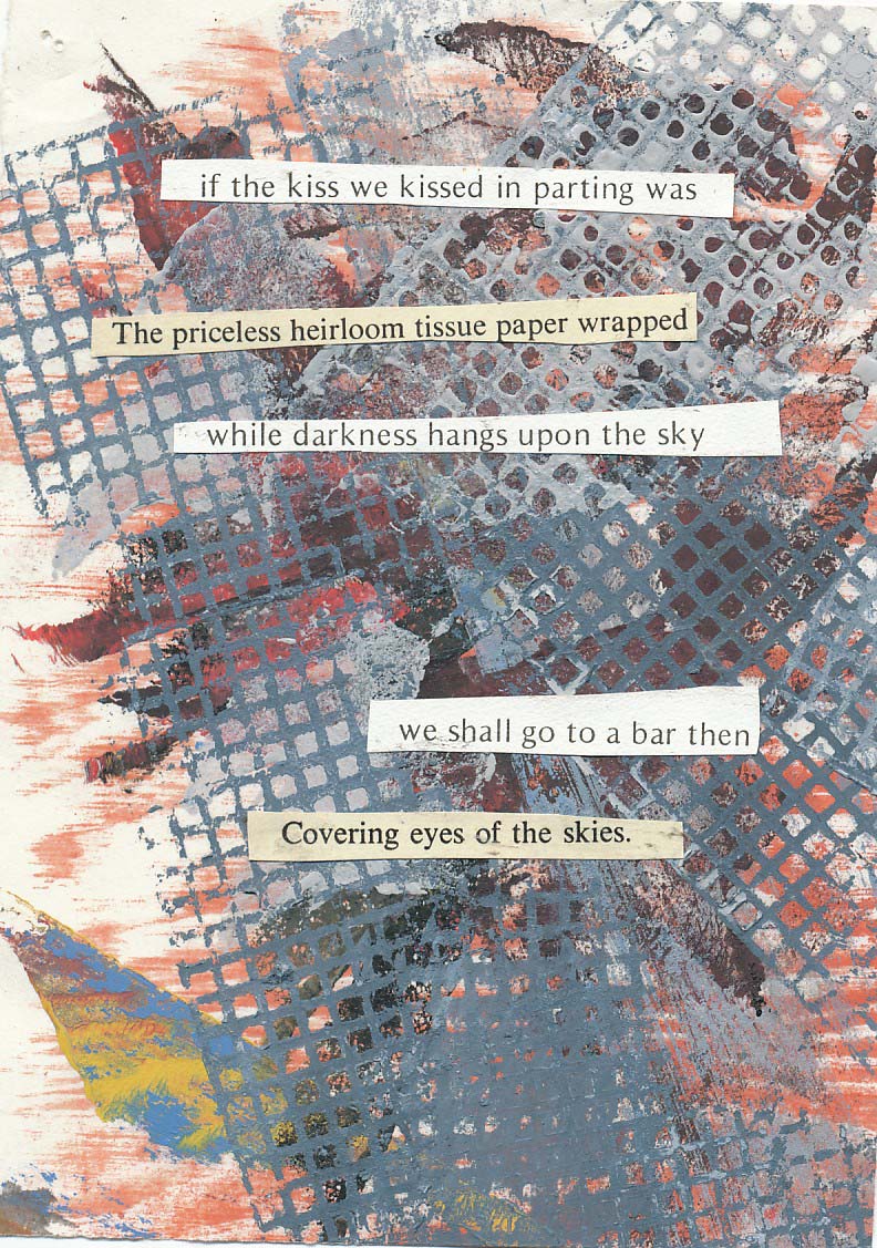 *Numinosity*: Recycled Lines~ Poetry Collage