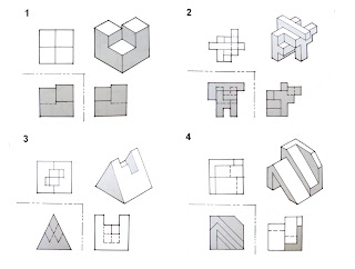 DrawingTech: ISOMETRIC DRAWING - (Exercise 1 - 4) - answers