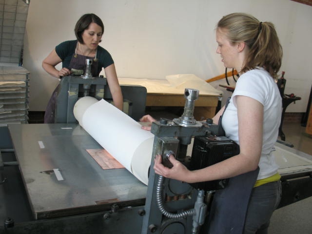 Crown Point Press Workshop – New Leaf Editions