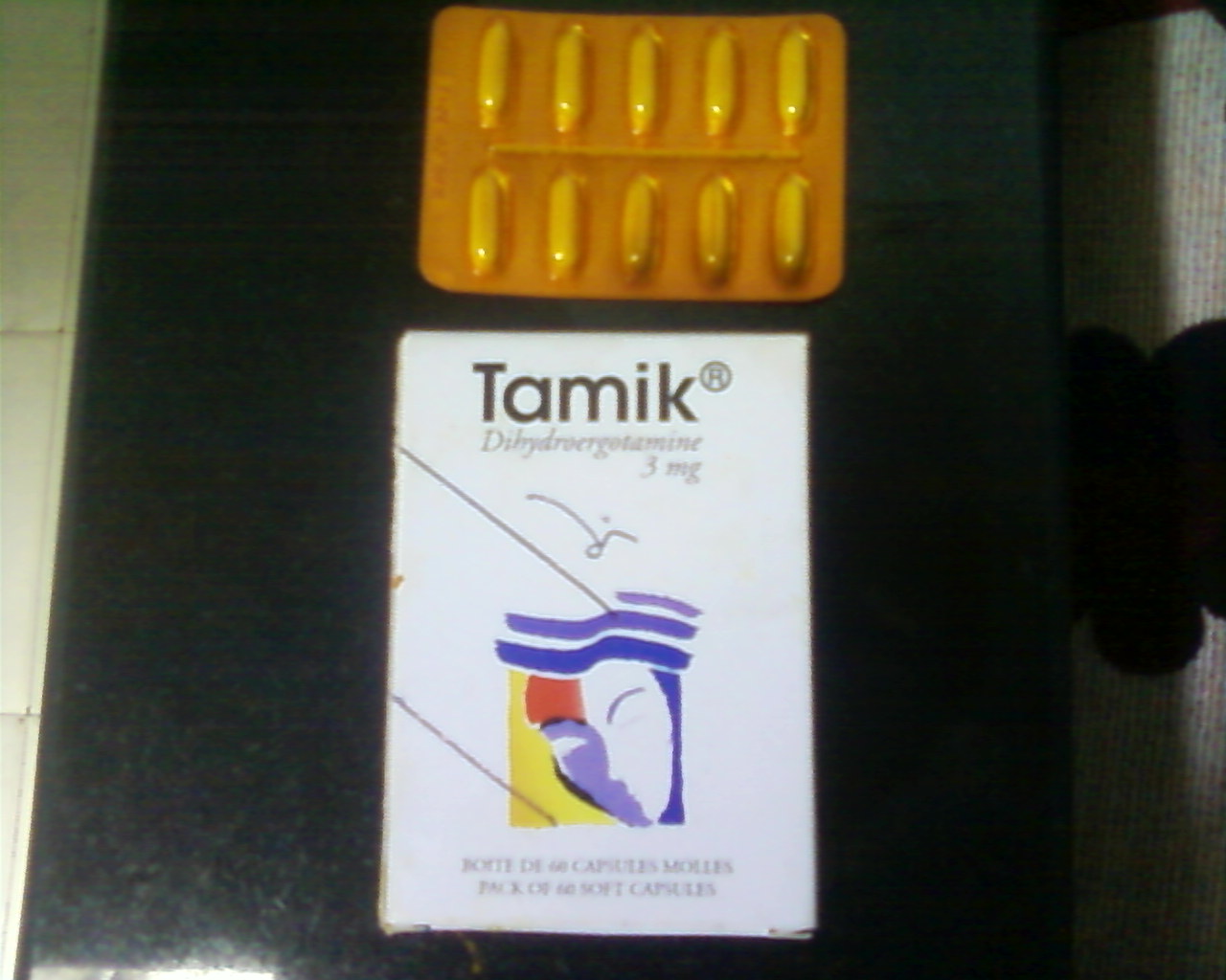 Notice de certain médicaments: Tamik (Dibydroergotamine)