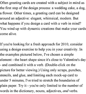 CornerstoneLAE: Paper + Verb = Pop-up Card