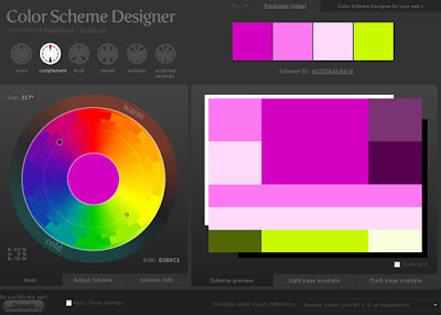 Taller de Color: Color scheme designer for your web