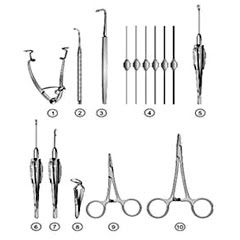 Arman Surgical Instruments: Vitrectomy Set