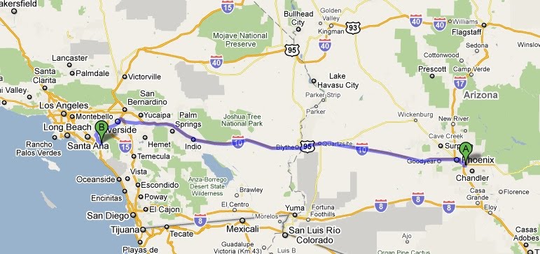 Life is beautiful...: Phoenix to Los Angeles