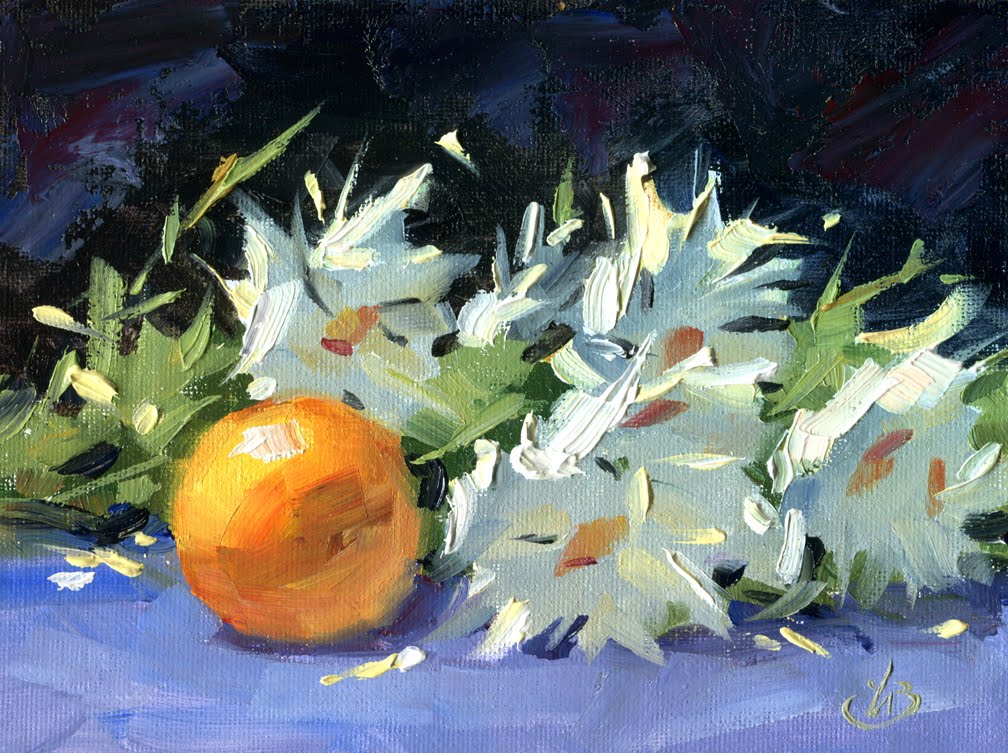 TOM BROWN FINE ART: ANOTHER FLORAL STILL LIFE BY TOM BROWN