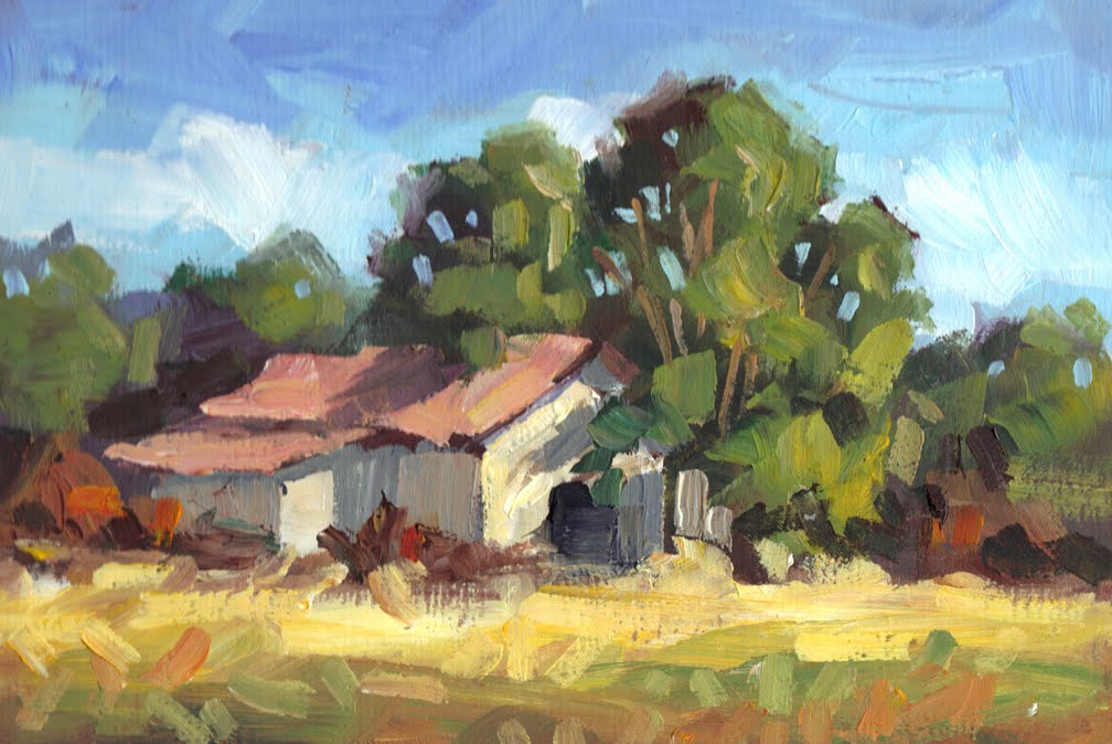 TOM BROWN FINE ART: RURAL LANDSCAPE PAINTING BY TOM BROWN