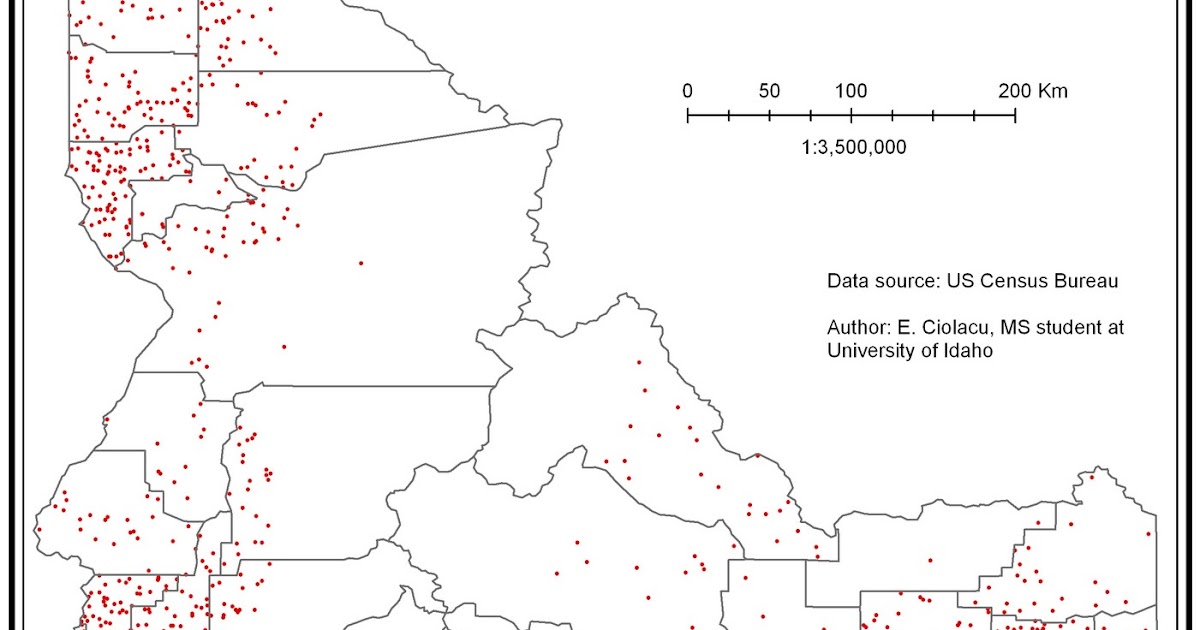 Geog 390 Geovisualization: Lab. 6: Dot Mapping, Proportional symbol ...