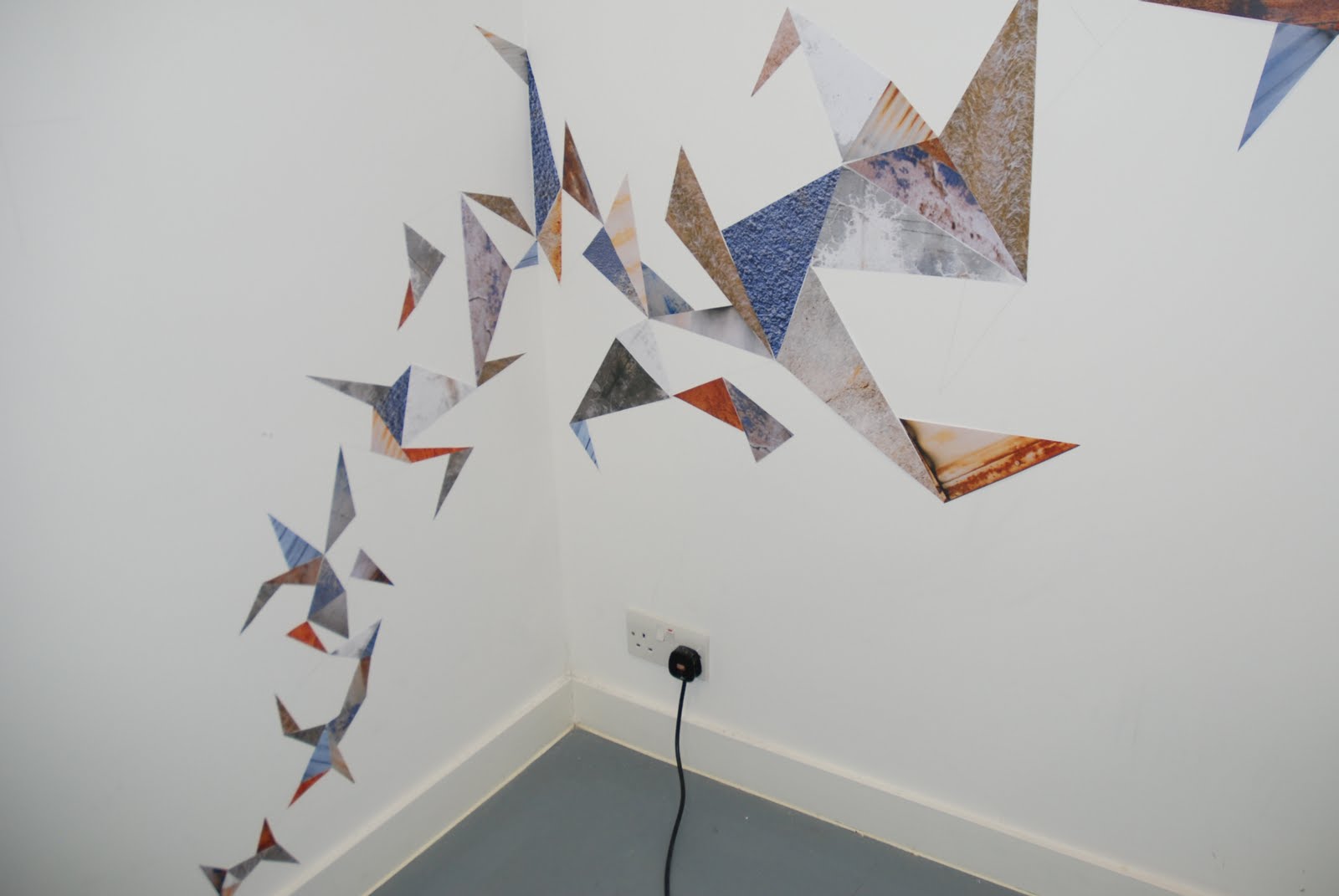 Helen Shaddock: collage installation