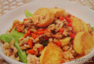 Recipes - for all who loves good foods: Salted Fish Meat Bean Curd