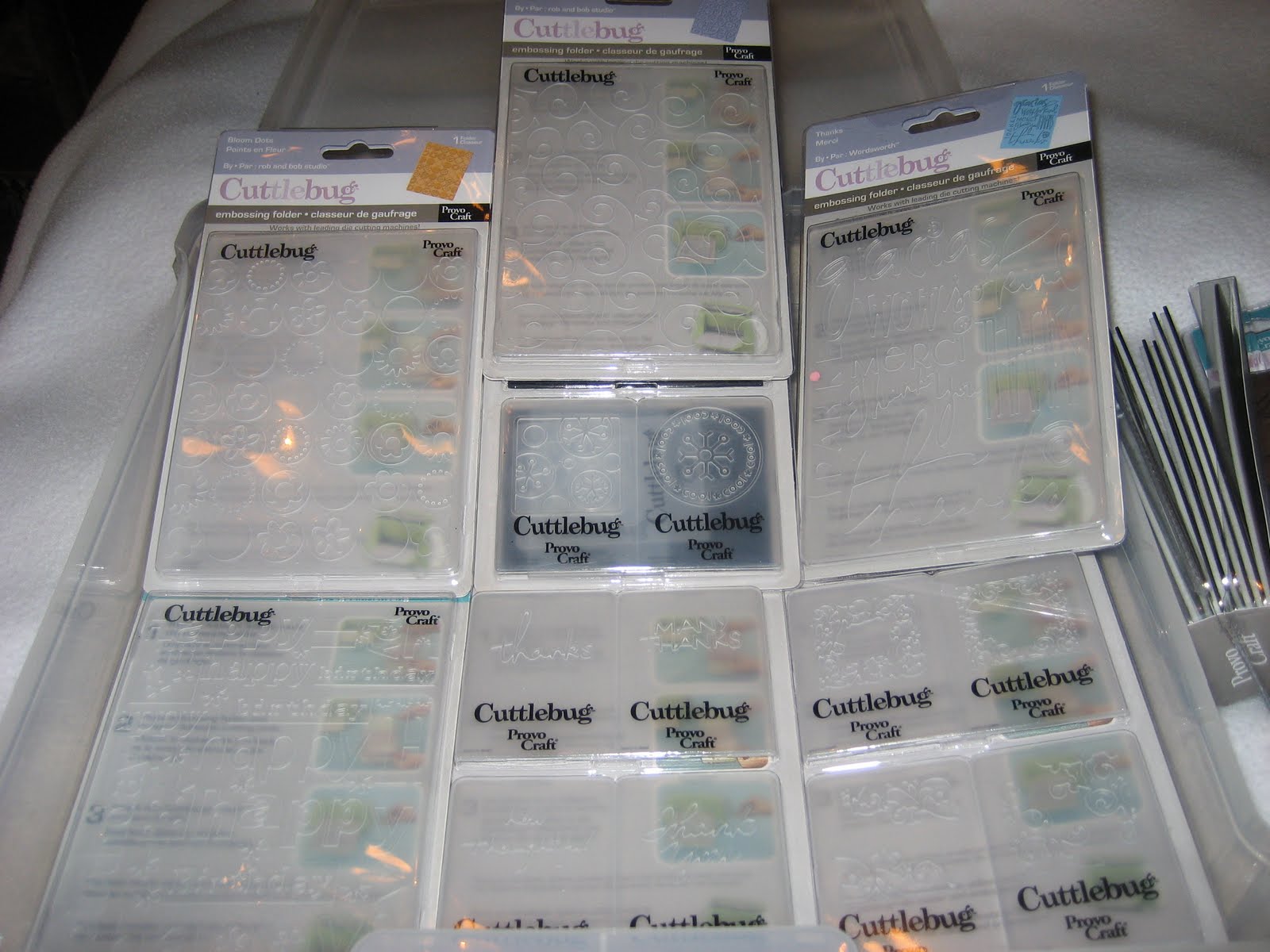 glittery daze and nights: Cuttlebug and Accessories