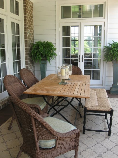 First A Dream: Southern Living House - Porch and Courtyard
