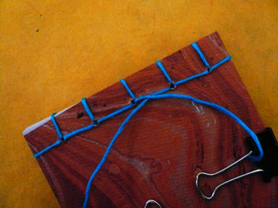 Aya's Art Adventure: Stab stitching tutorial