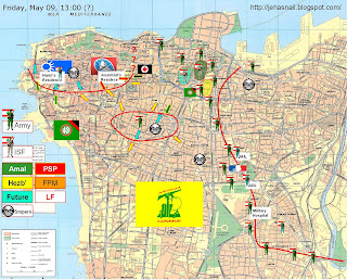 Dispatches from Beirut: Updated Map