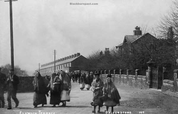 BLACKBURN PAST: Elswick Terrace - Balderstone c1890 (?)
