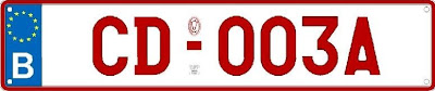 Europese nummerplaat: De "CD"-kentekenplaat
