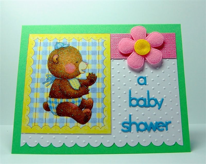 Capadia Designs: Baby Cards - use that cute paper!