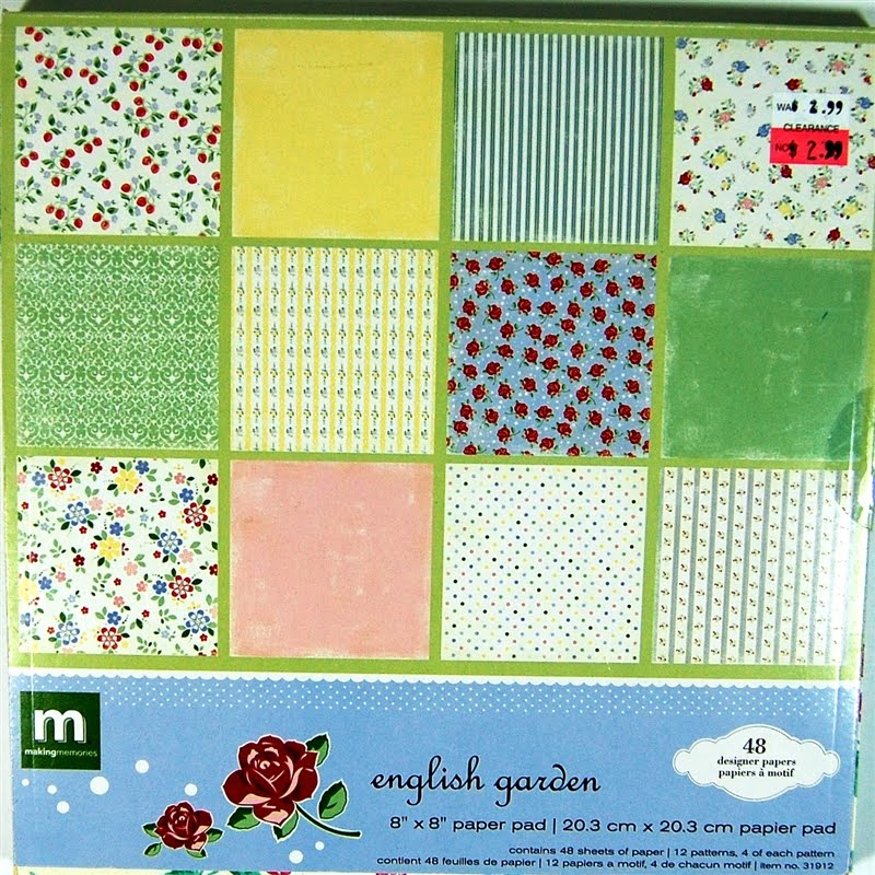 Capadia Designs: English Garden Hello Card