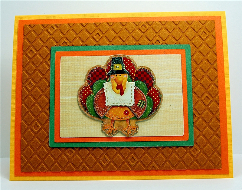 Capadia Designs: Simple Turkey Card