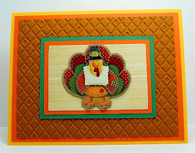Capadia Designs: Simple Turkey Card