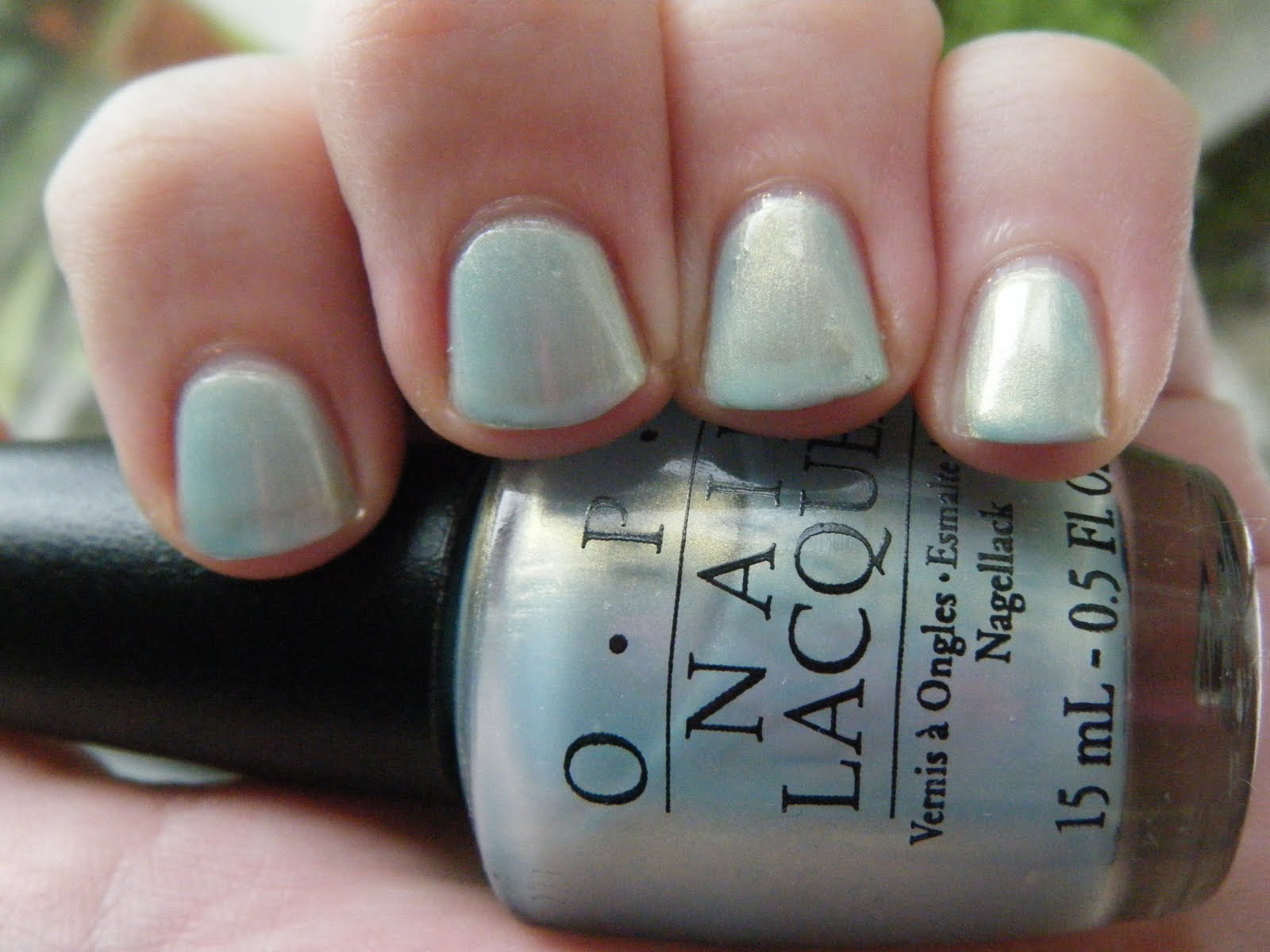 Never Ending Obsession: OPI Baby Blue + Konad