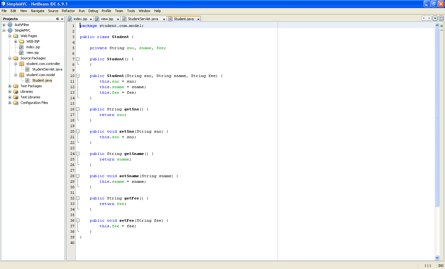 Java Circuit: 21. Model View Controller Using Servlets and JSPs