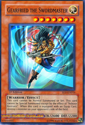 YU - GI - OH! ( Monstros de Efeito Nível 7 ): GEARFRIED THE SWORDMASTER