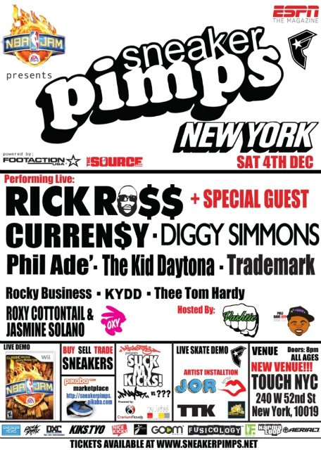 SNEAKER PIMPS: NEW LOCATION & MORE ARTISTS....