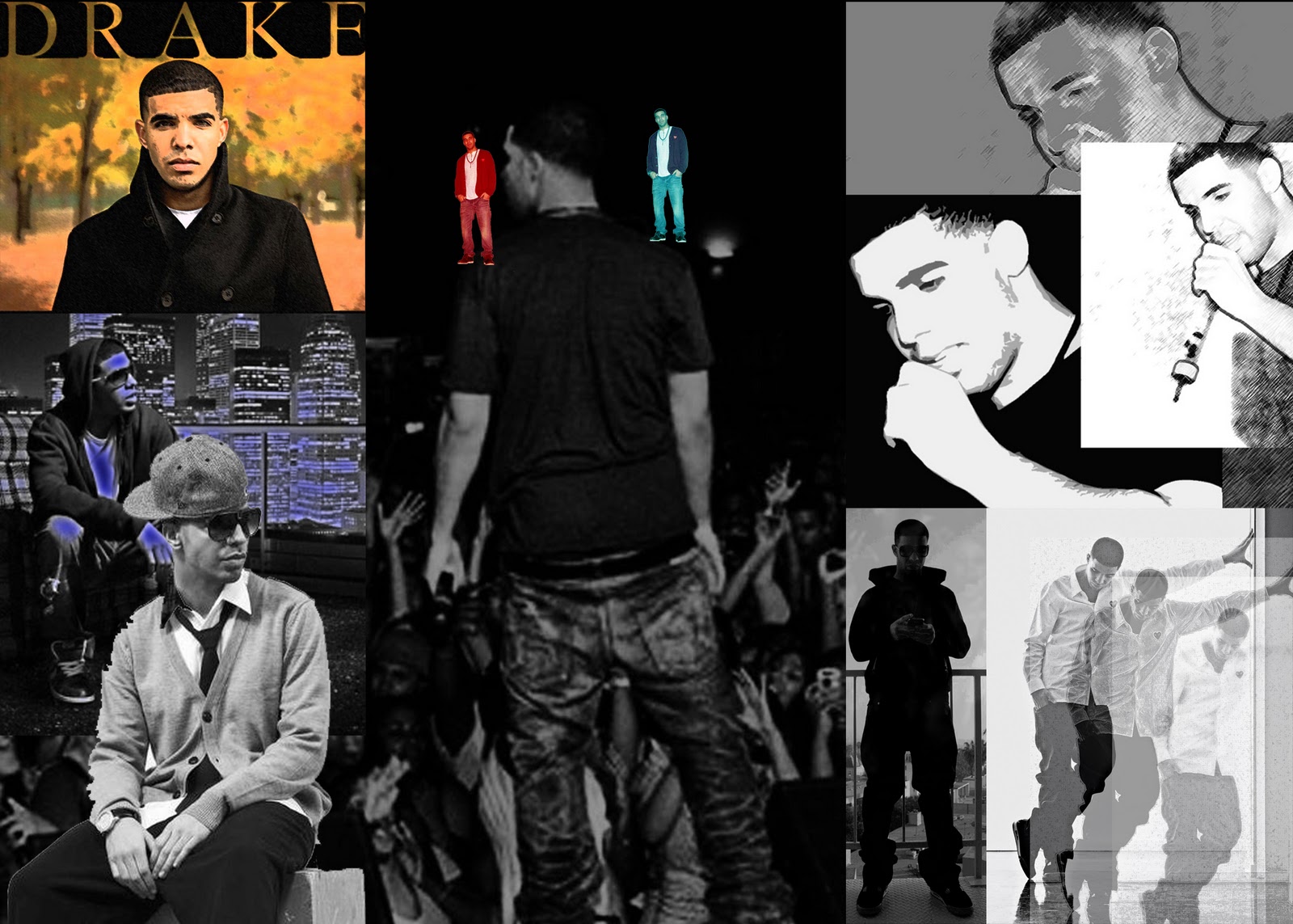Jasmine's Blog: -------->>>>FINAL COLLAGE of Drake********