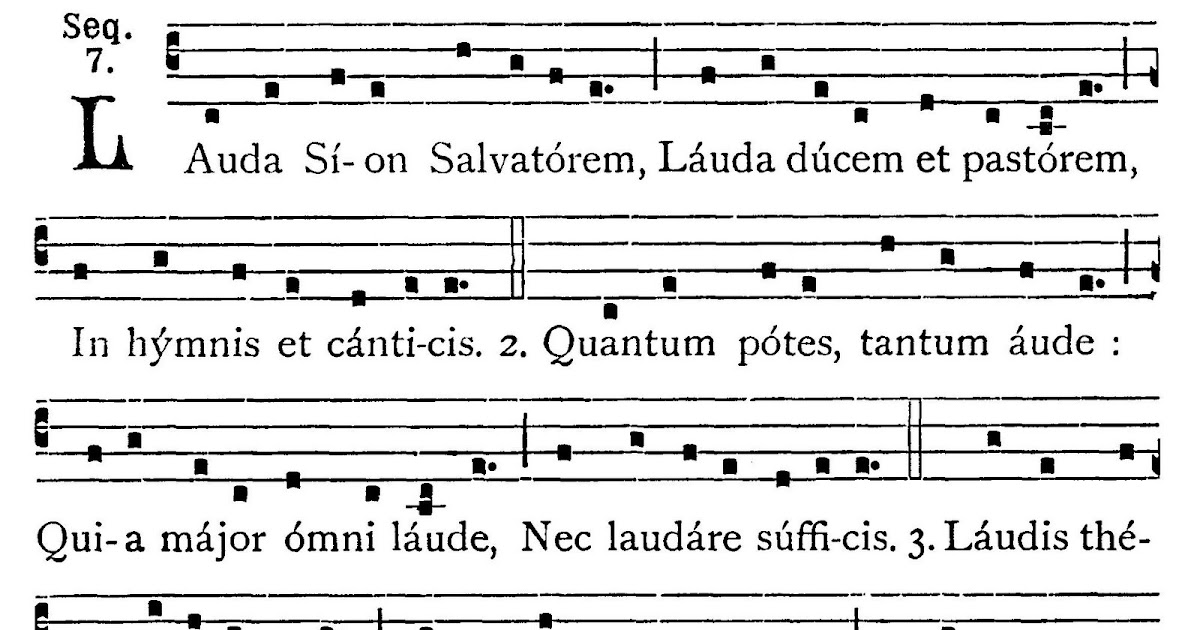 pomQFranc: Lauda, Sion, Salvatorem