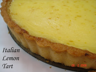 Yochana's Cake Delight! : Italian Lemon Tart