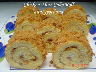 Yochana's Cake Delight! : Chicken Floss Cake Roll