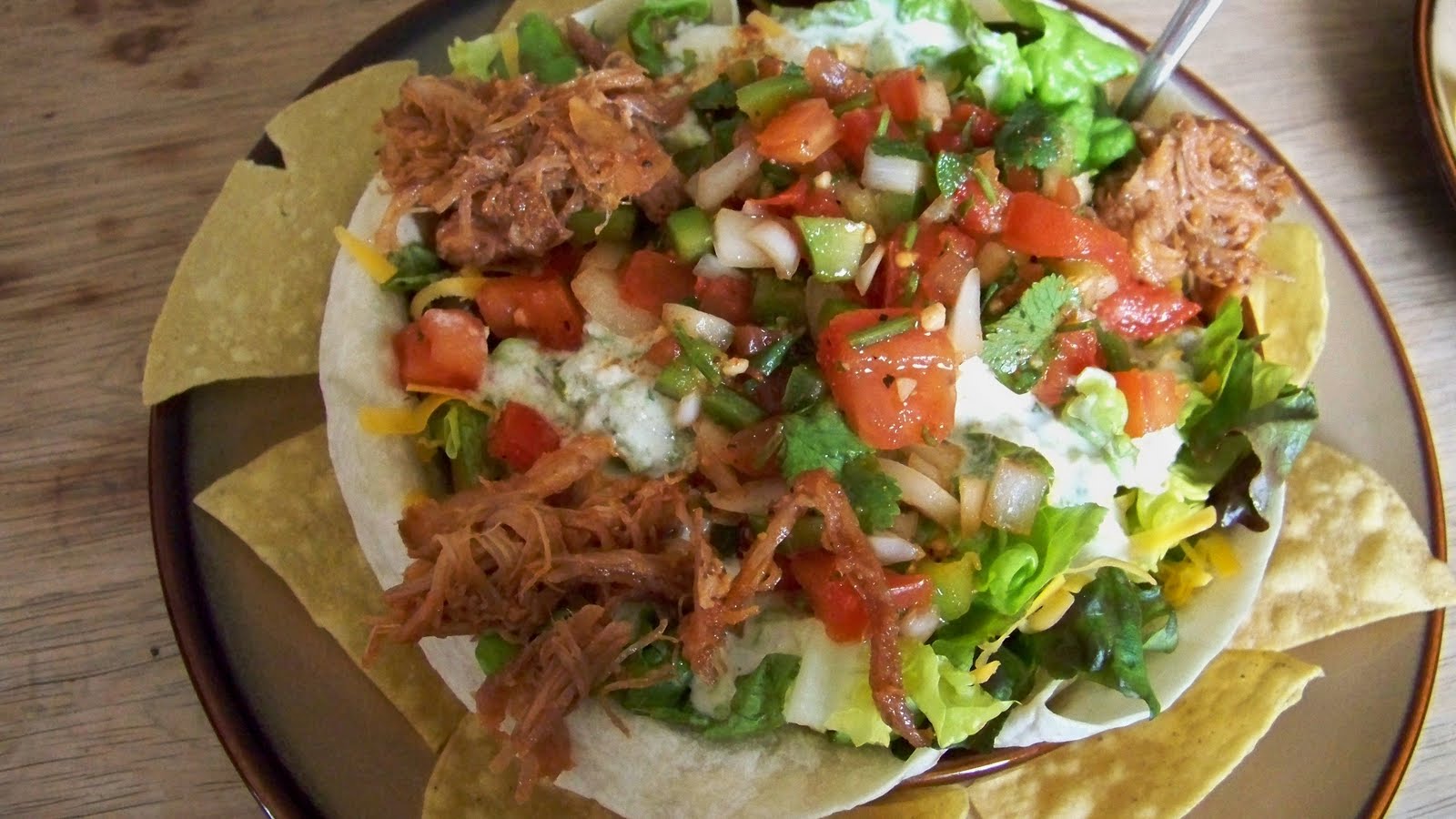 Zac and Mindy's Delicious Dish: Cafe Rio-Inspired Mexican Pork Salad