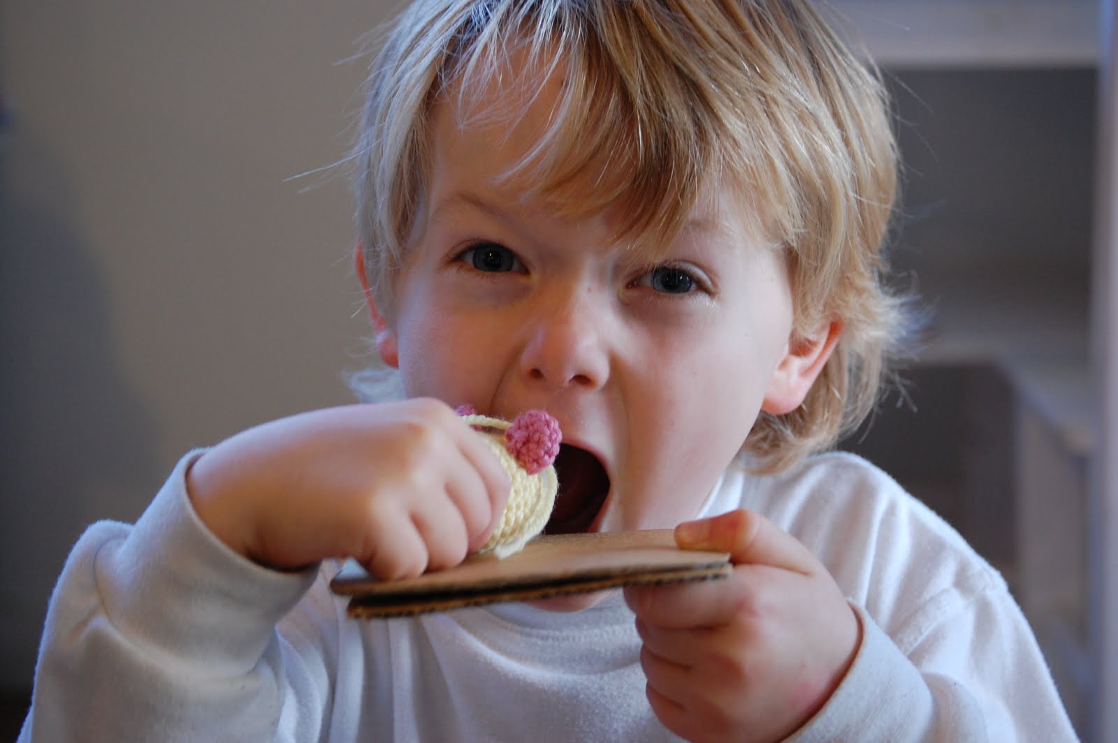 Greedy For Colour: Grilled Mouse on Toast.