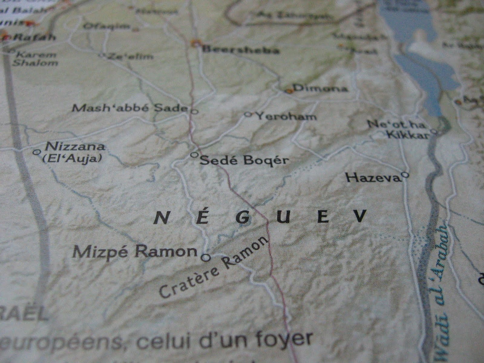 Dix jours en "terre sainte": Dans le désert du Néguev