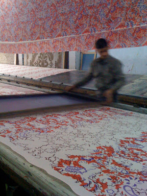 TRACIE ELLIS DESIGN: Hand screen printing