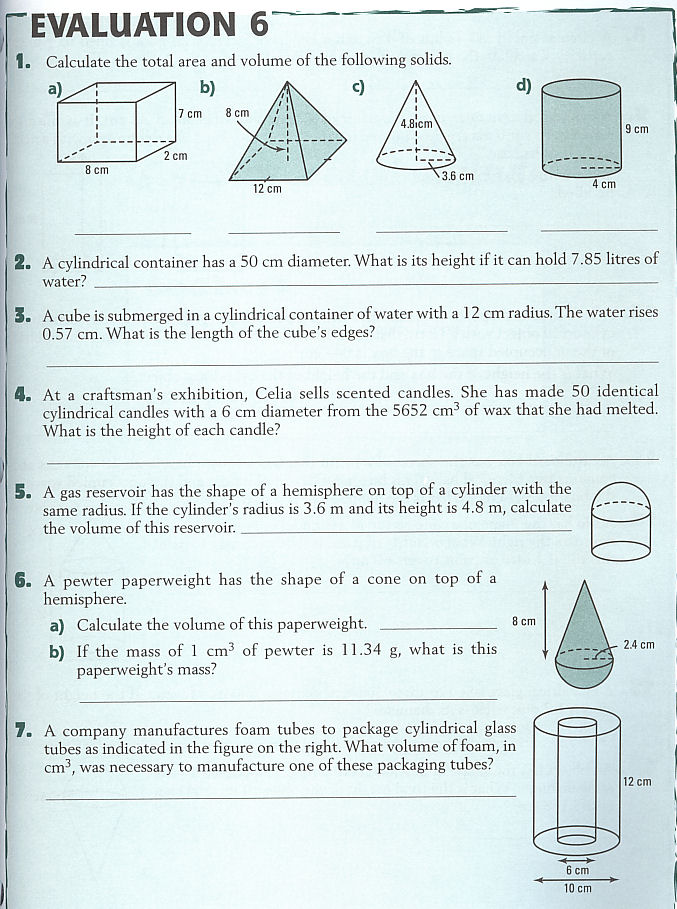 Math Work: MORE PRACTICE QUESTIONS