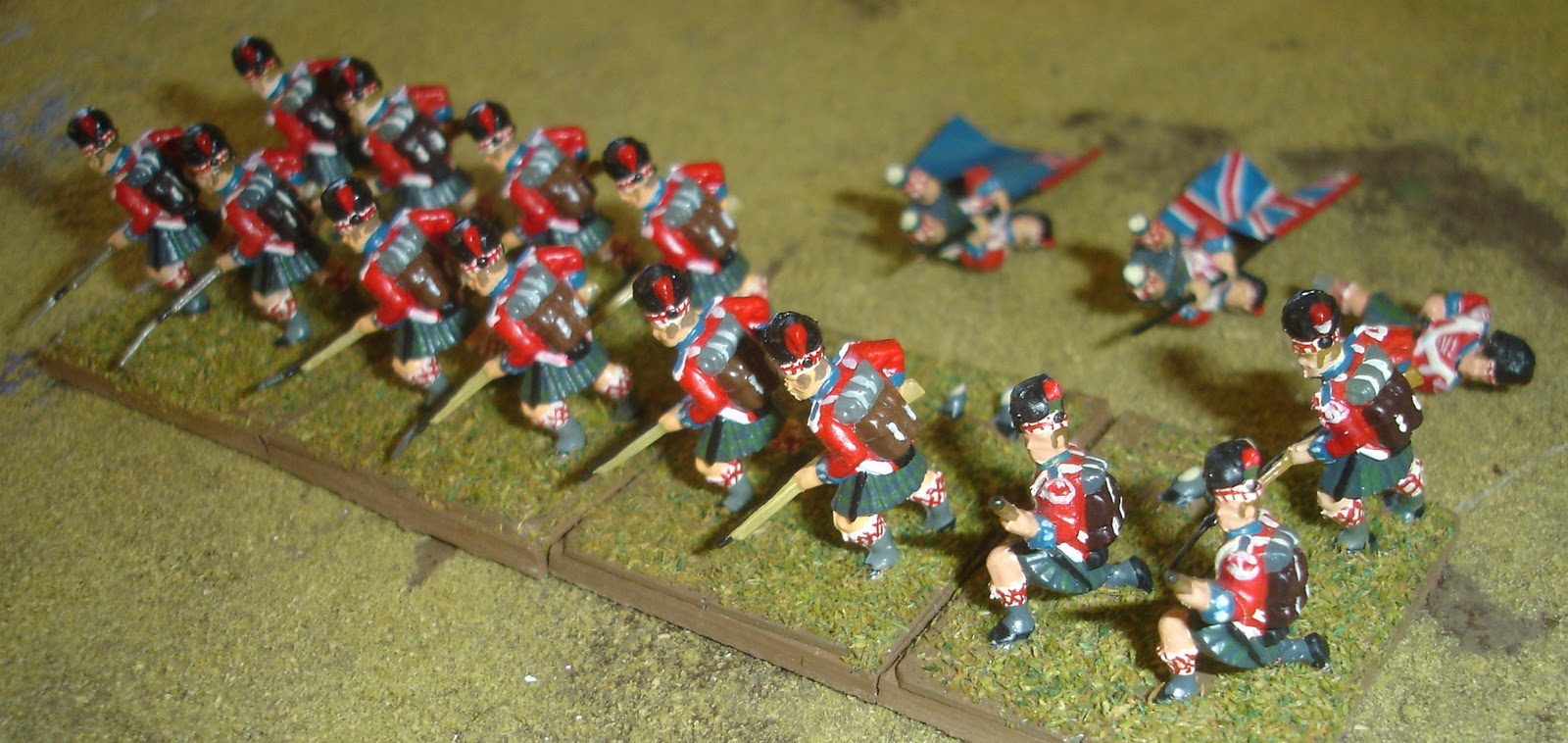 One Sided Miniature Wargaming Discourse: Airfix Waterloo Highlanders