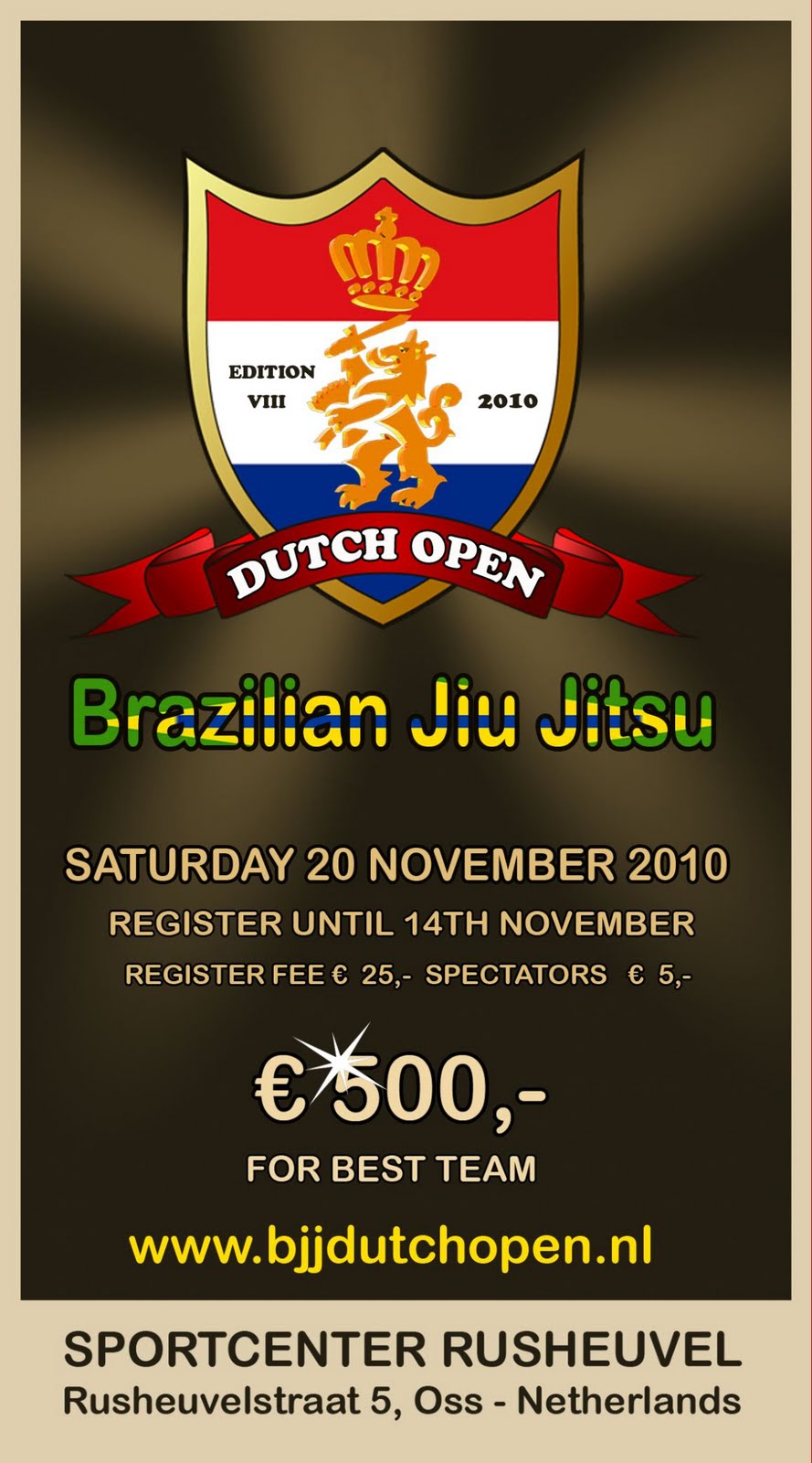 EMIRATES ONE NEWS! TRAIN HARD,WIN EASY !: BJJ DUTCH OPEN 2010