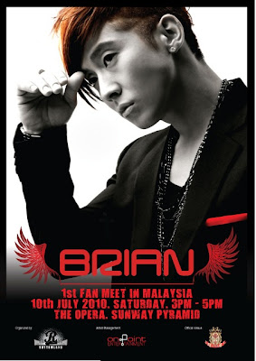 Brian Joo to meet Malaysian fans at The Opera, Sunway Pyramid · K-POPPED!