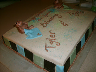 Leanna's Lovin' Oven: Baby Blessing cake for the Britt's