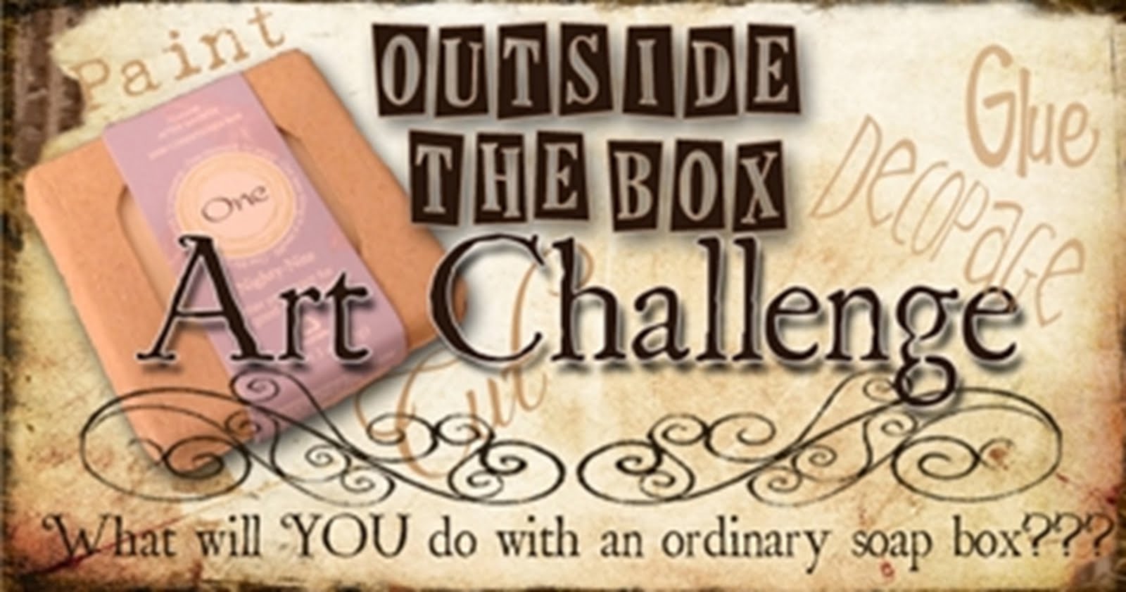 ~ The Feathered Nest ~: Outside the Box Art Challenge reveal!!