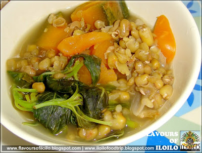 Kalkag rice and ginisang monggo