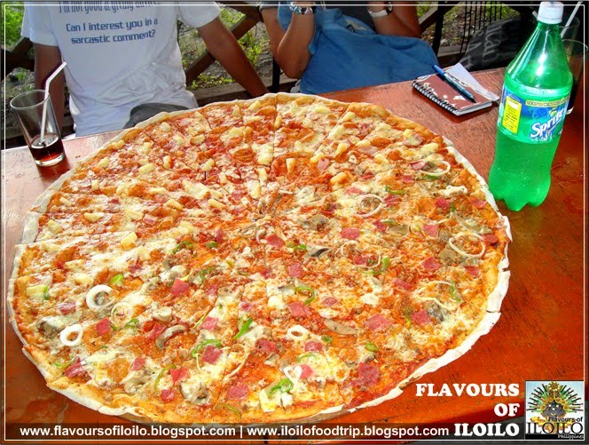 One GIGANTIC pizza to commence one GARGANTUAN task