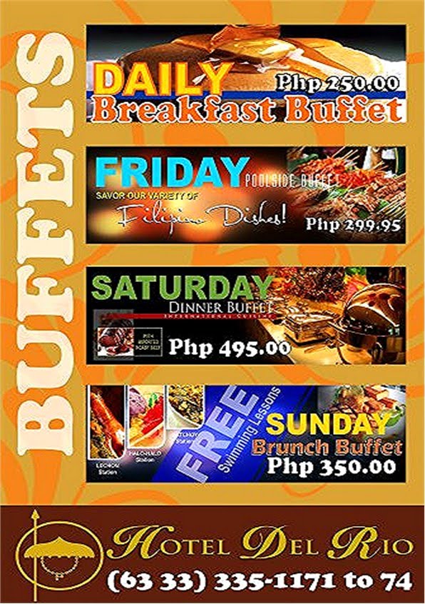 A galore of buffets at Hotel del Rio