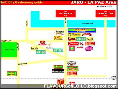 Iloilo City Gastronomic maps