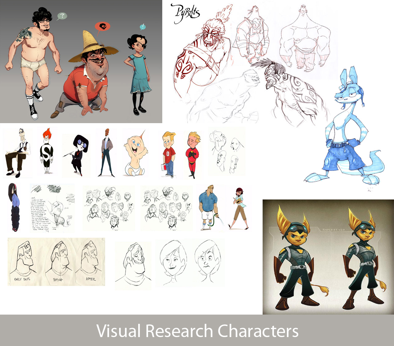 WTF: A board of character styles...