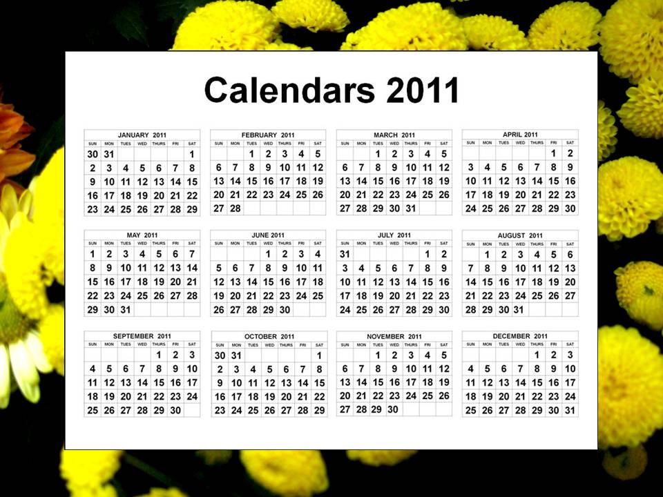 wallalaf: calendar 2011 printable one page